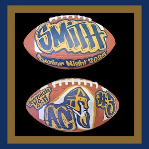 Custom Painted Football, Handpainted Football - Etsy