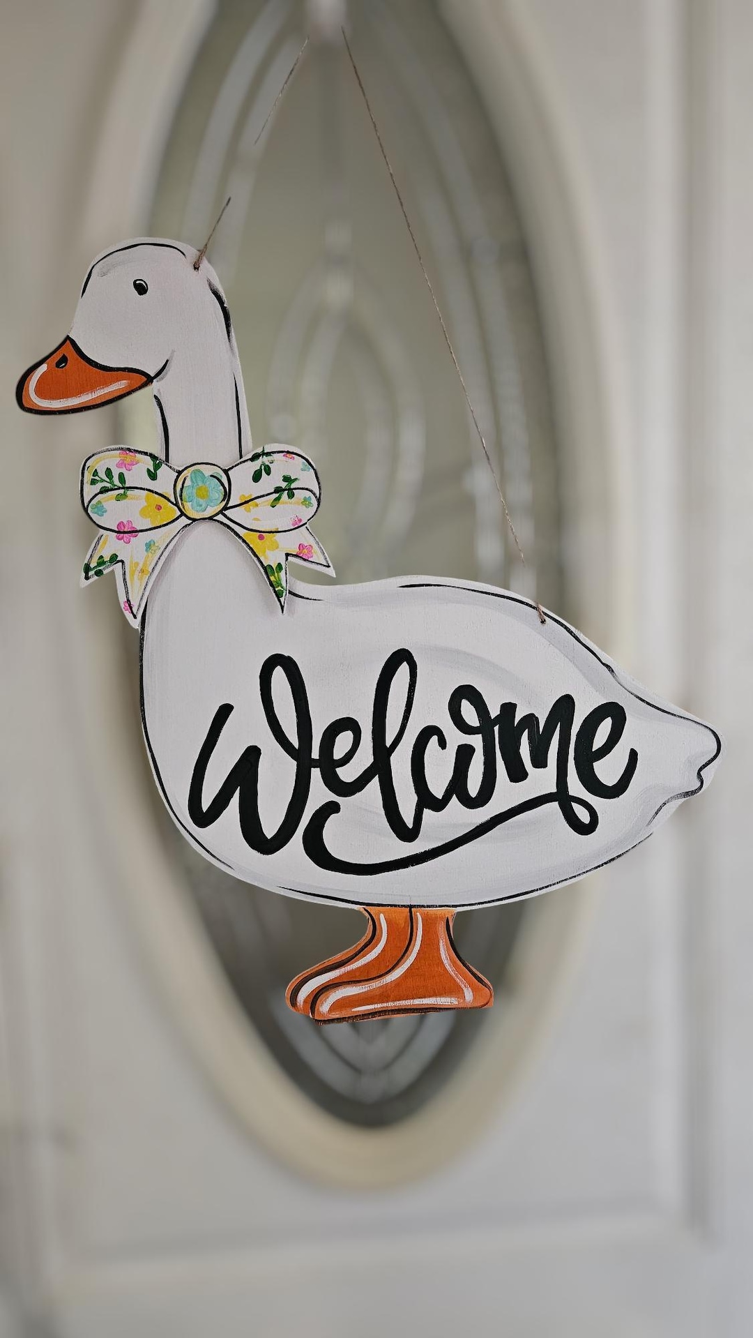Goose Door Hanger, Interchangeable Goose Door Hanger, Porch Goose Door ...