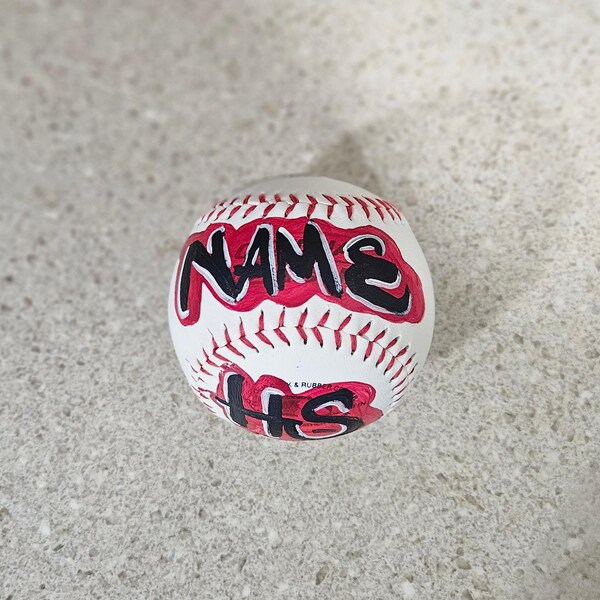 Painted Baseball - Etsy