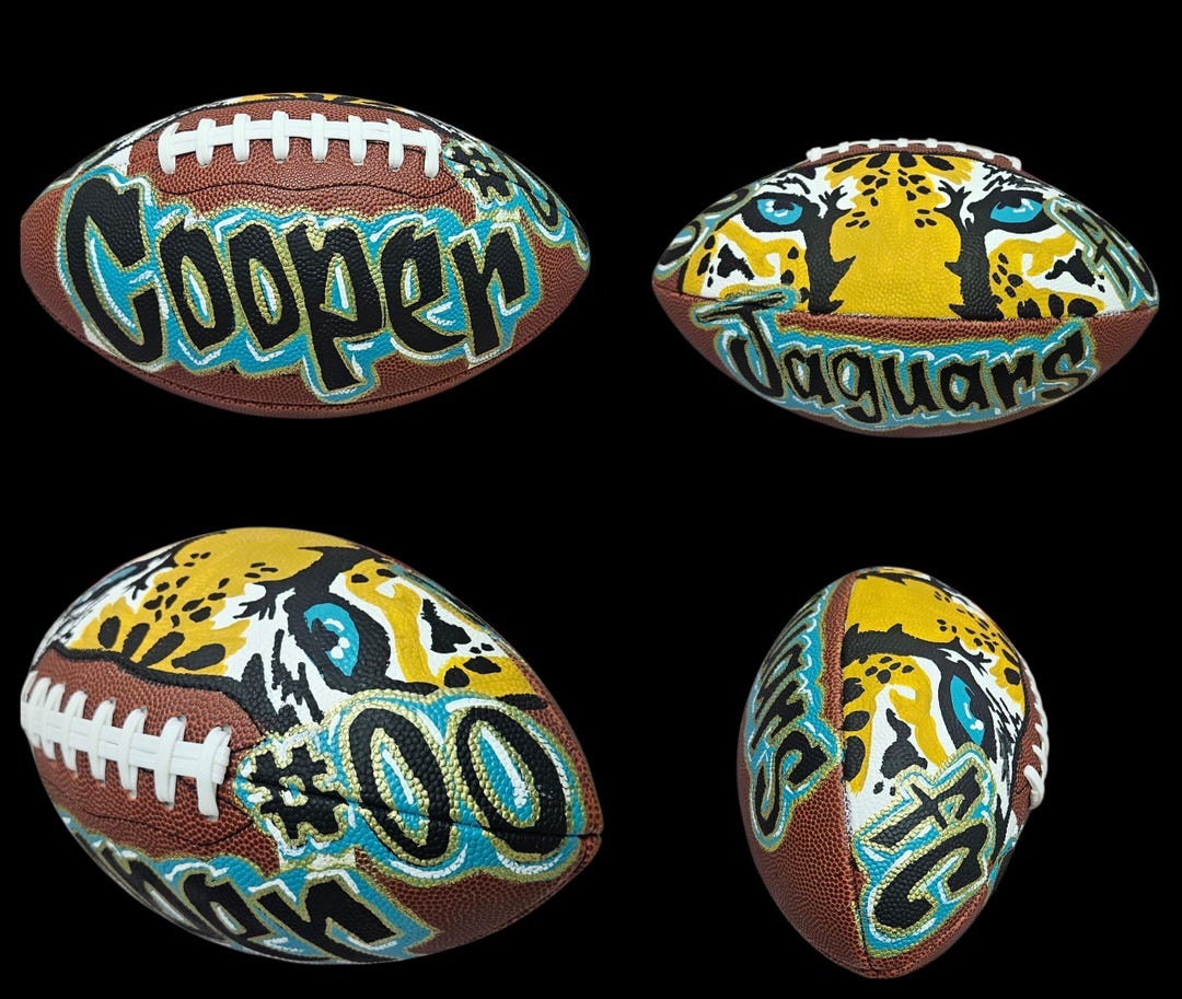 Custom Painted Football, Handpainted Football - Etsy