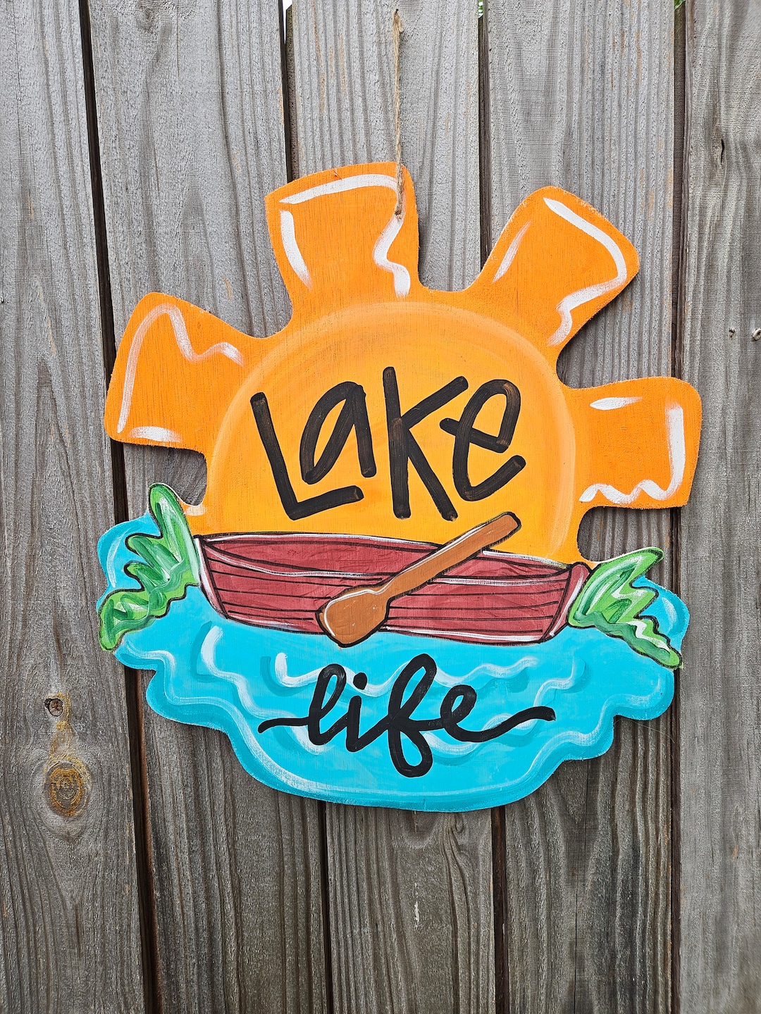 Summer Lake Life Door Hanger: Sunshine & Beers Decor - Etsy