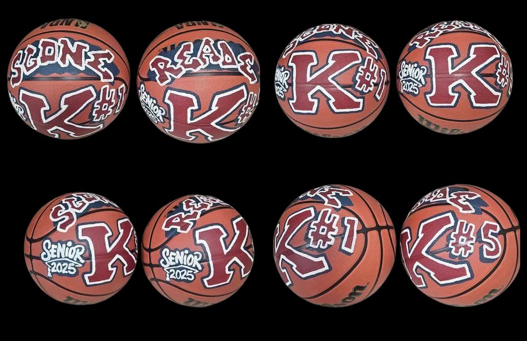 Handpainted Senior Basketball Gift, Custom Team Mascot Keepsake - Etsy
