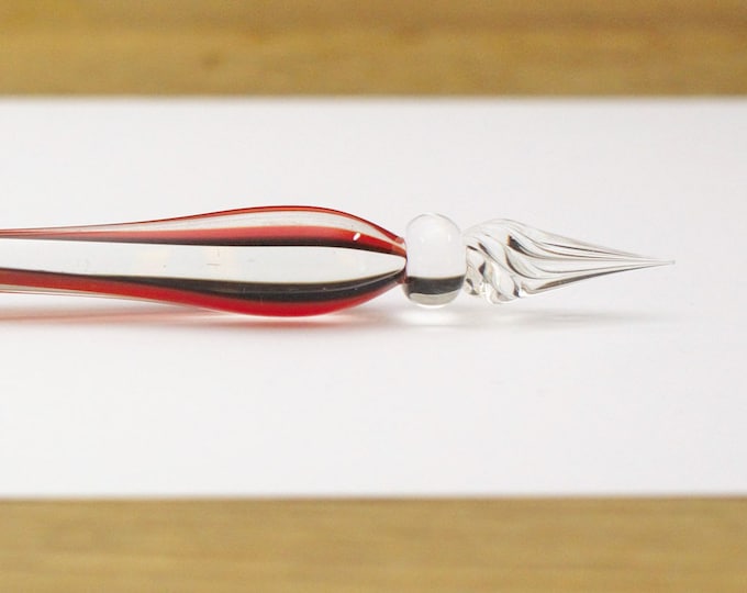 Glass Quill Spiral, Red - Etsy