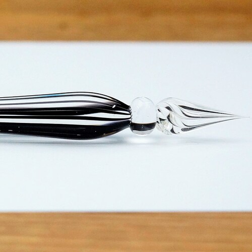 Glass Quill Fine Twisted Black Threads | Etsy