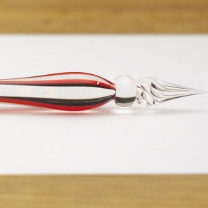 Glass Quill Spiral, Red - Etsy