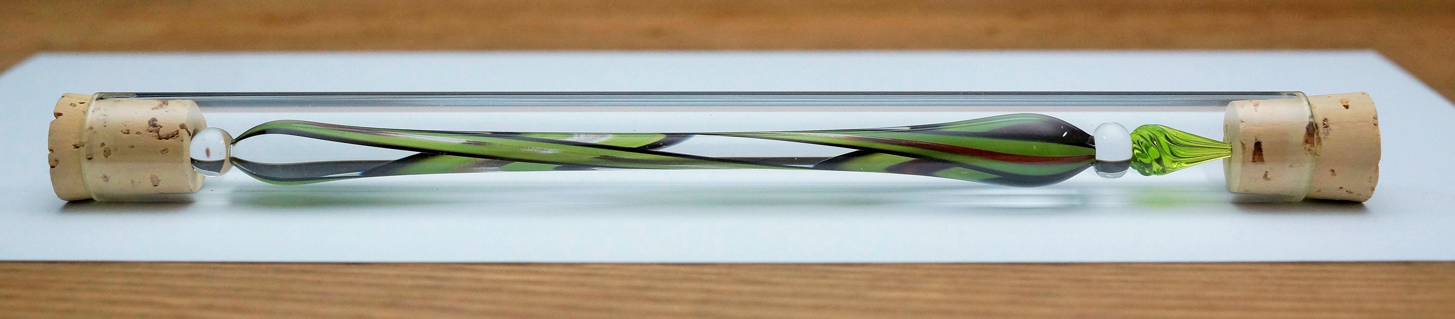 Glass Quill Spiral Green Green Nib - Etsy