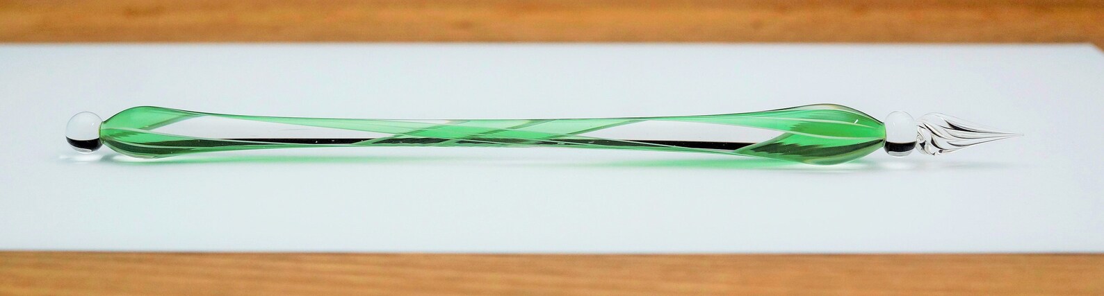 Glass Quill Spiral Mint - Etsy