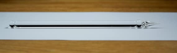 Glass Quill Plain Clear Glass | Etsy