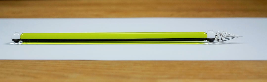 Glass Quill Plain, Moss - Etsy