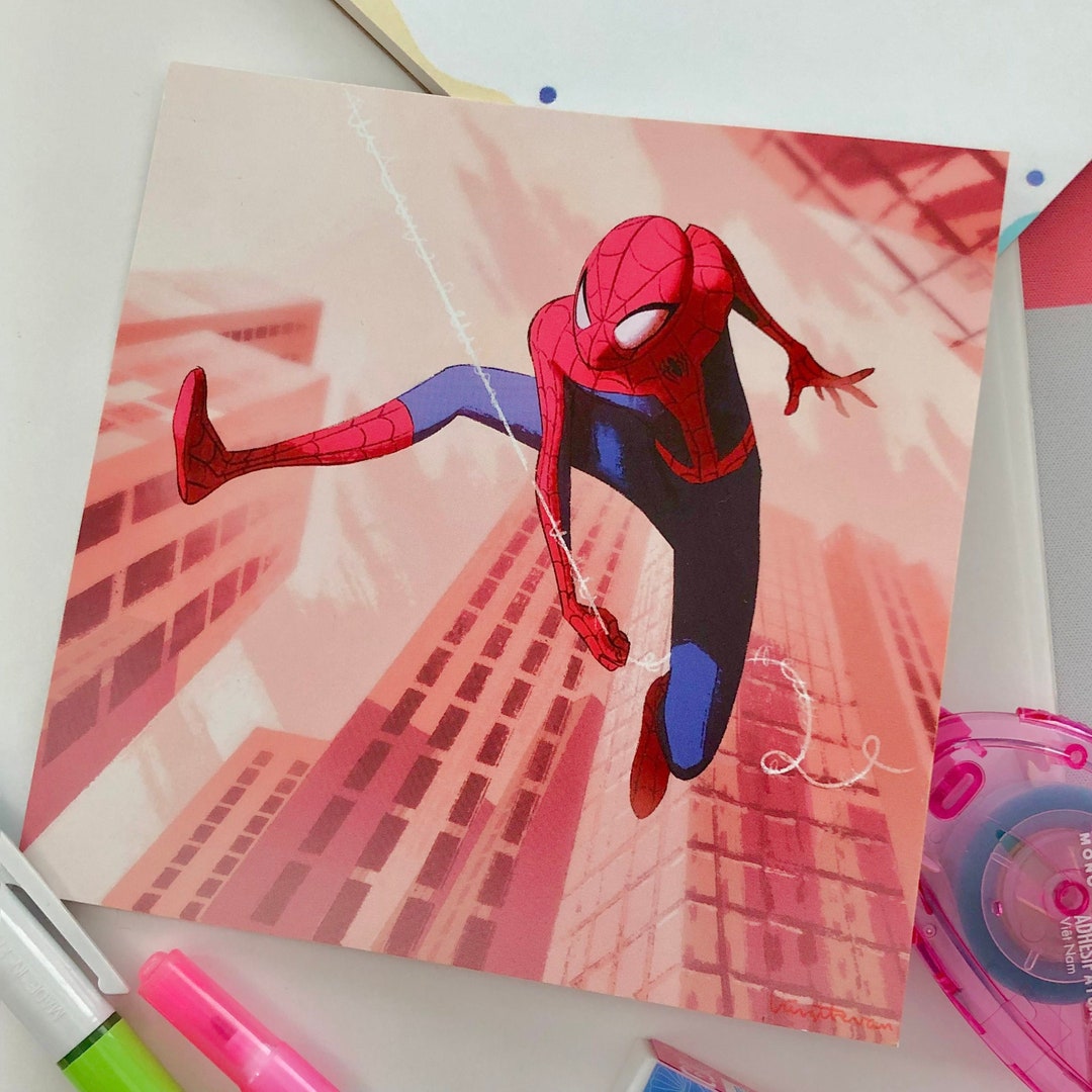 Spiderman Art Print - Etsy