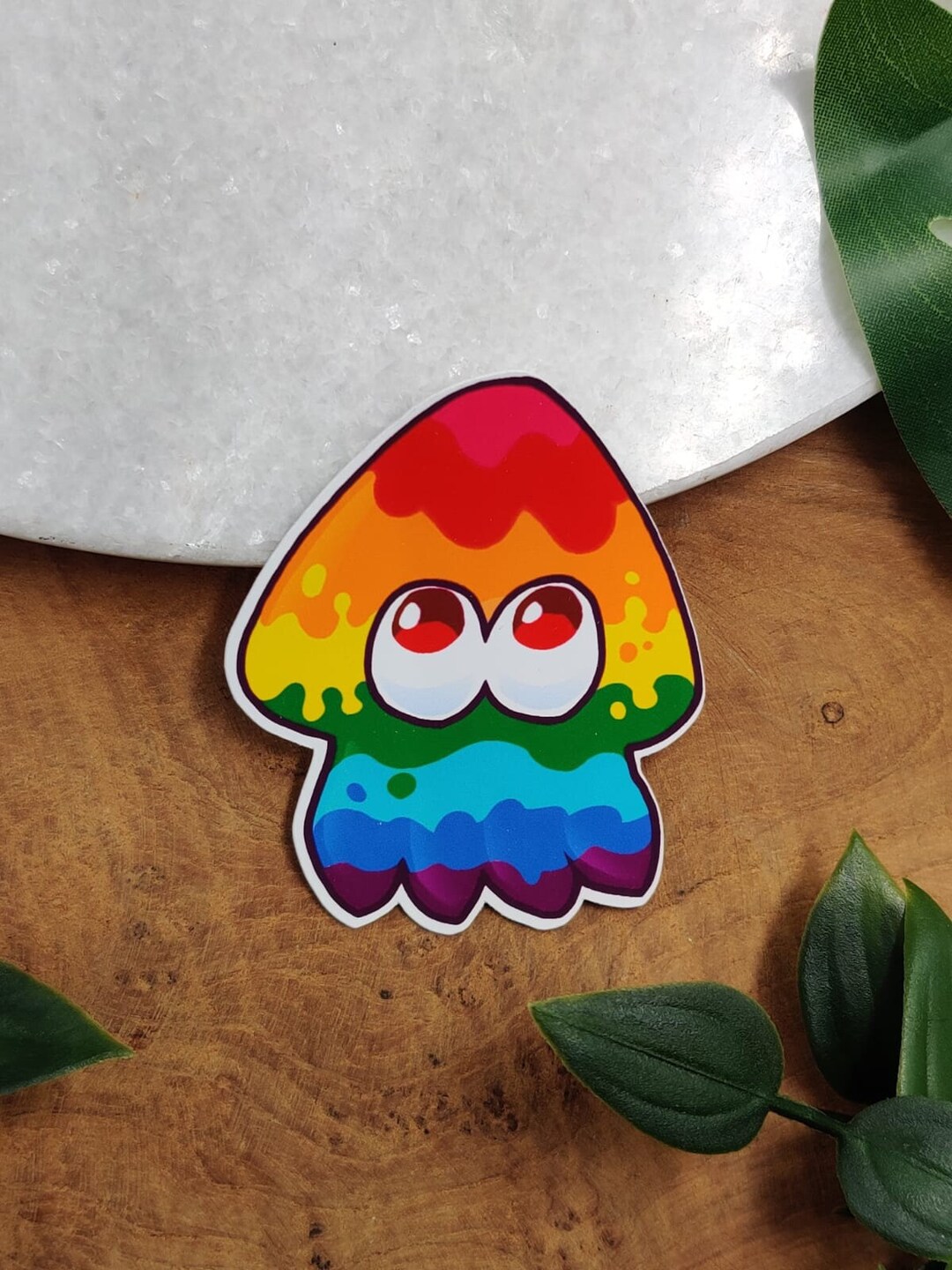 Splatoon LGBTQIA Squid Stickers - Etsy