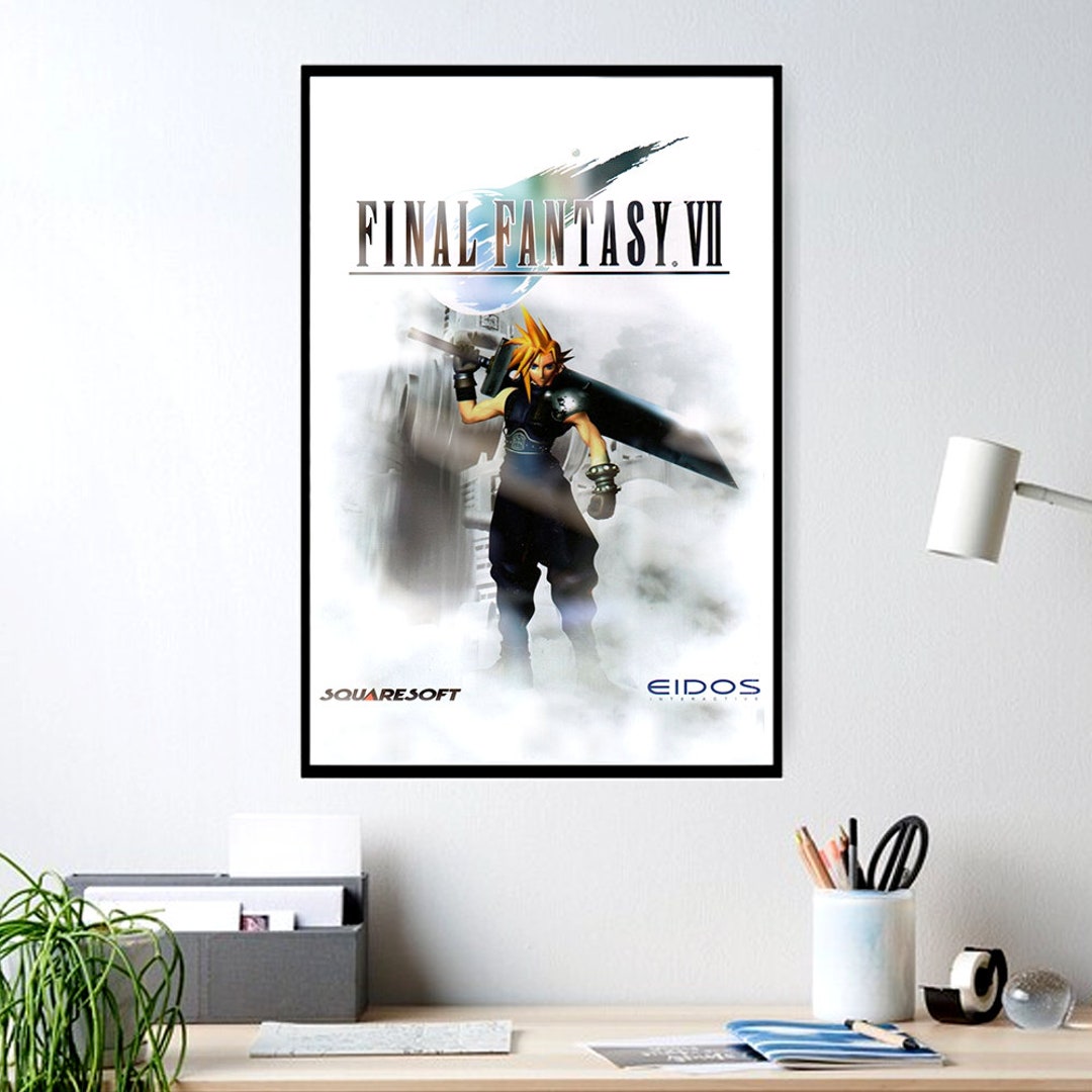 FINAL FANTASY 7 Video Game Poster 11 X 17 Box Art Print Jrpg Old School ...