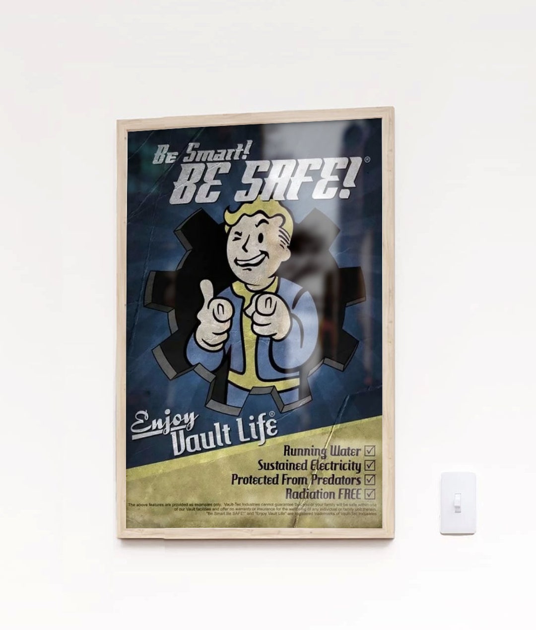 Fallout Thumbsup Video Game Poster 11 X 17 Box Art Print Game Room Gift ...