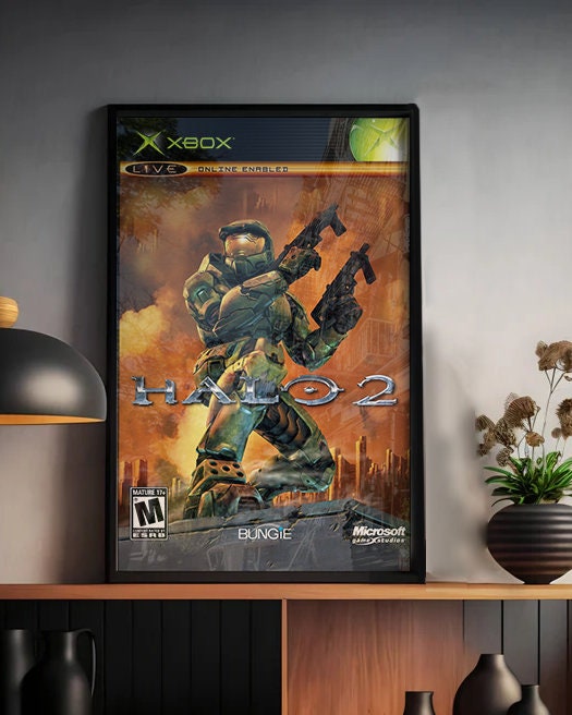 Halo 2 Poster Video Game Poster 11 X 17 Box Art Print - Etsy