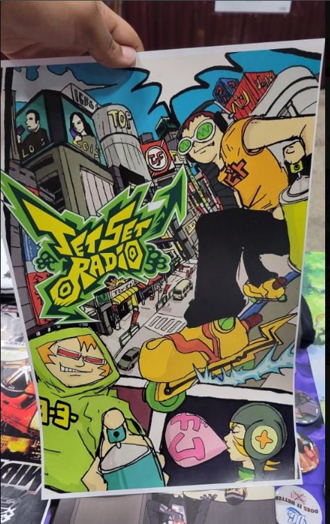 Jet Set Radio Video Game Poster 11 X 17 Box Art Print Old School Retro ...
