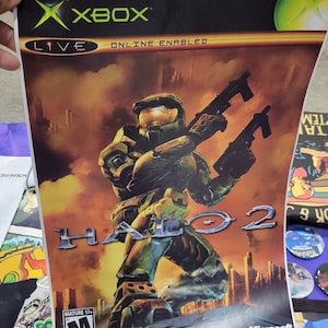 Halo 2 Poster Video Game Poster 11 X 17 Box Art Print - Etsy