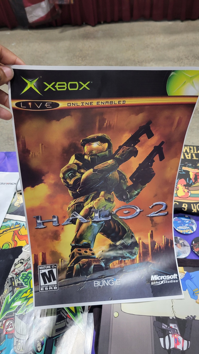 Halo 2 Poster Video Game Poster 11 X 17 Box Art Print - Etsy