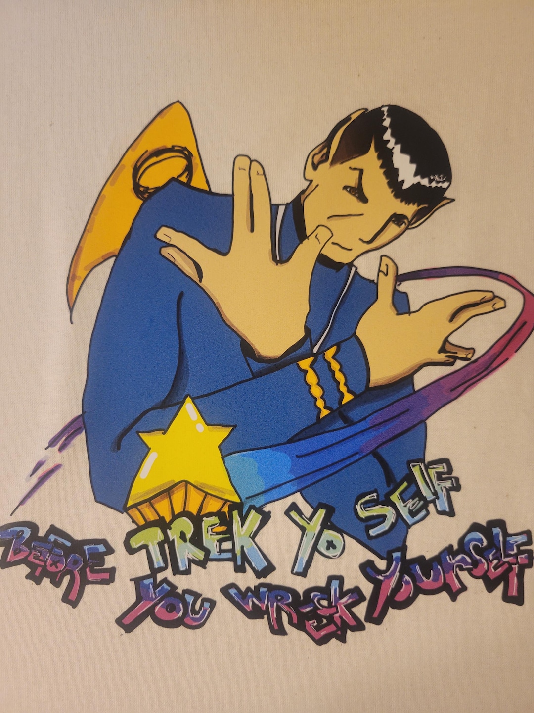 Spock Trek Yourself Before You Wreck Yourself Star Trek Cool Funny Gift ...