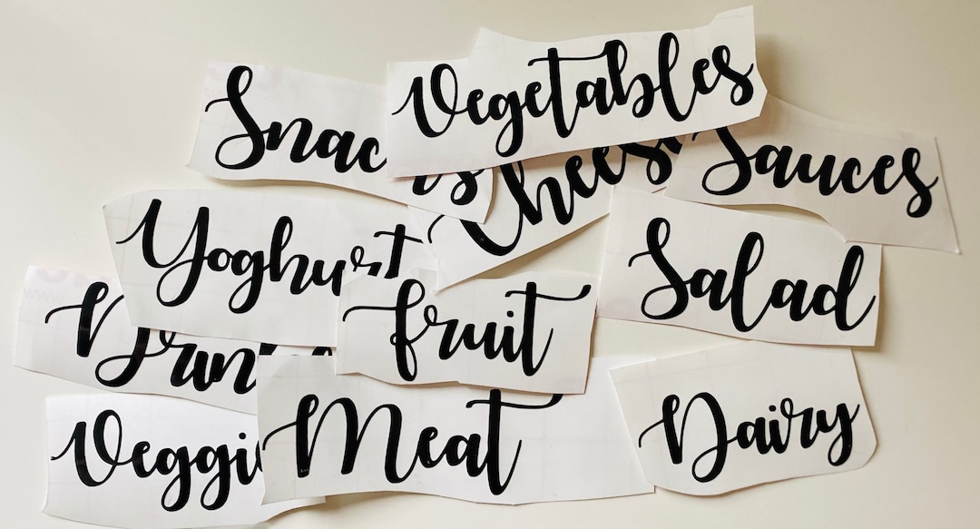 Fridge Labels | Organised Kitchen | Kitchen Labels | Baking | Home ...