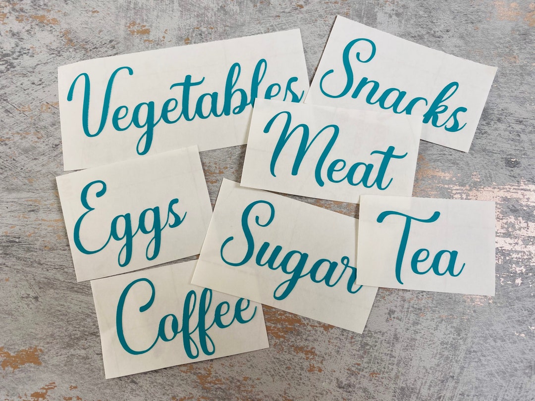 Home Storage Labels | Kitchen Labels | Organised | Storage Box Labels ...