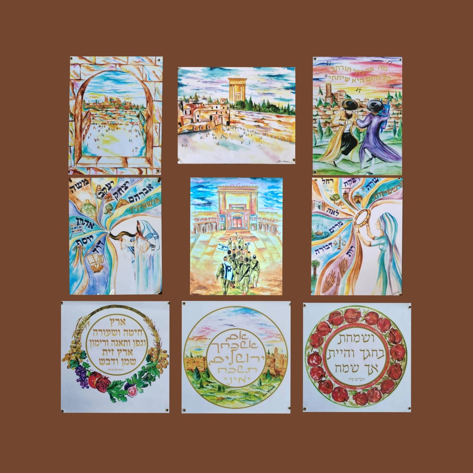 Sukkot Vinyl Waterproof Decoration - All 9 Designs - Etsy