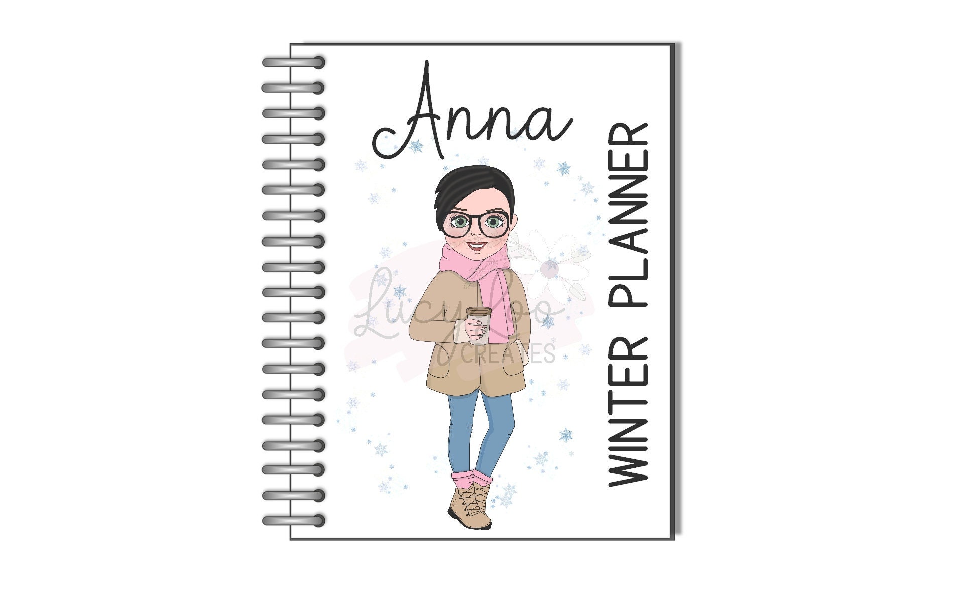 Cute Girl Clipart, Winter Clipart, Teen Girl, Sublimation Printing ...
