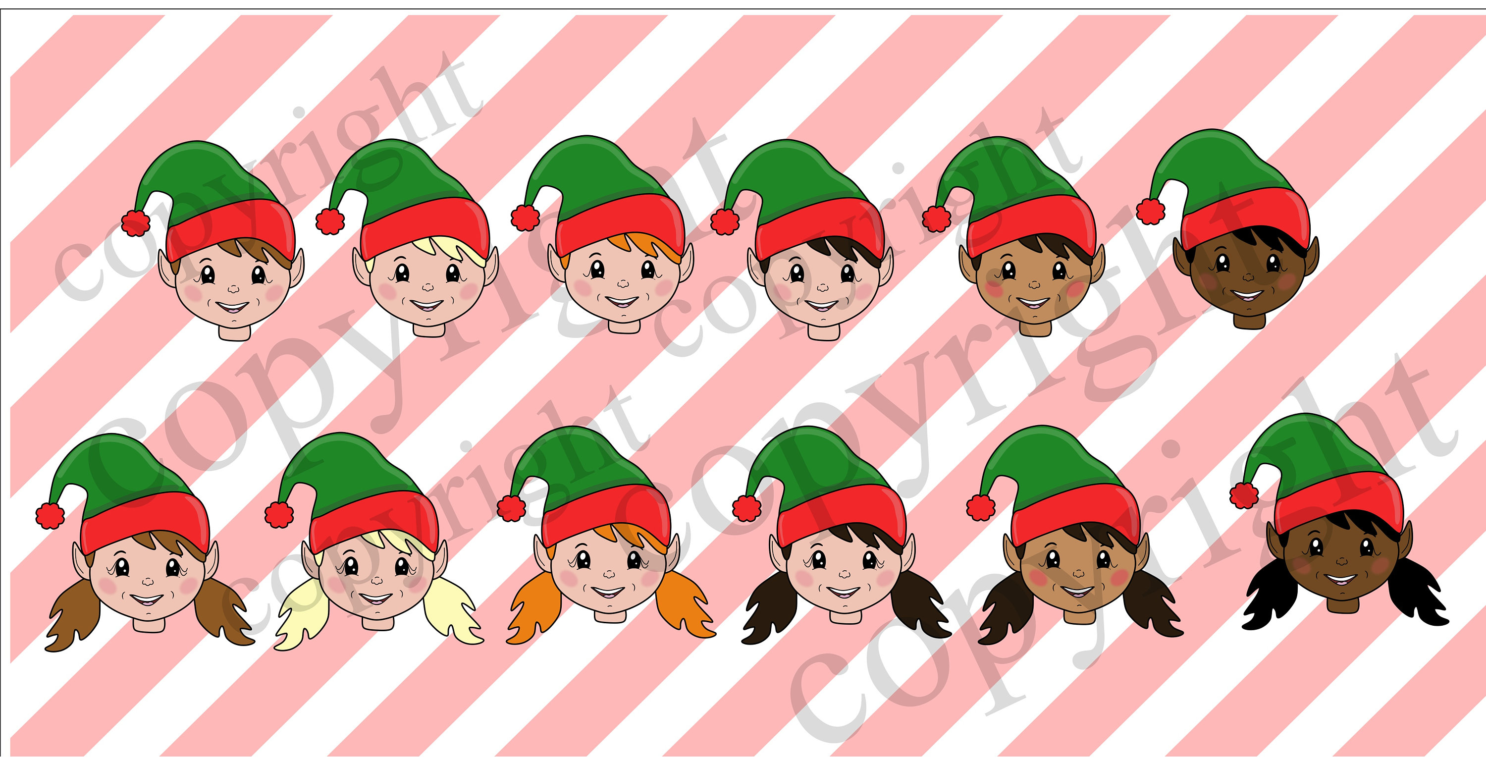Cheeky Elf Clipart, Christmas Elf, Sublimation Printing Bundle ...