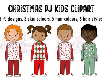 Christmas Pjs Clipart - Etsy