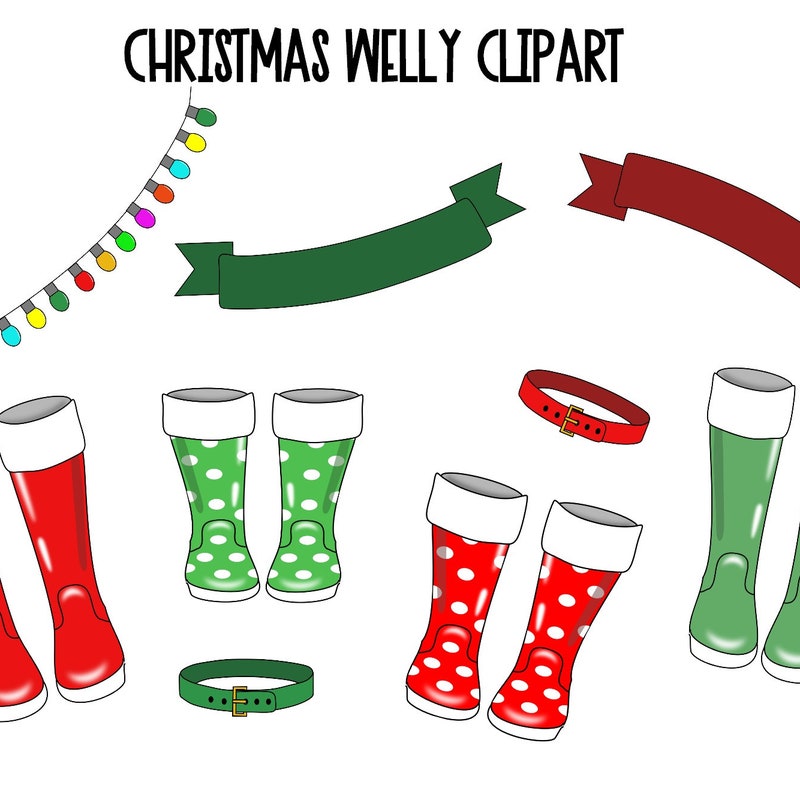 Wellies Clipart - Etsy