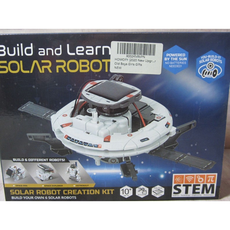 Build & Learn Solar Robot 6 in 1 Kit - Etsy