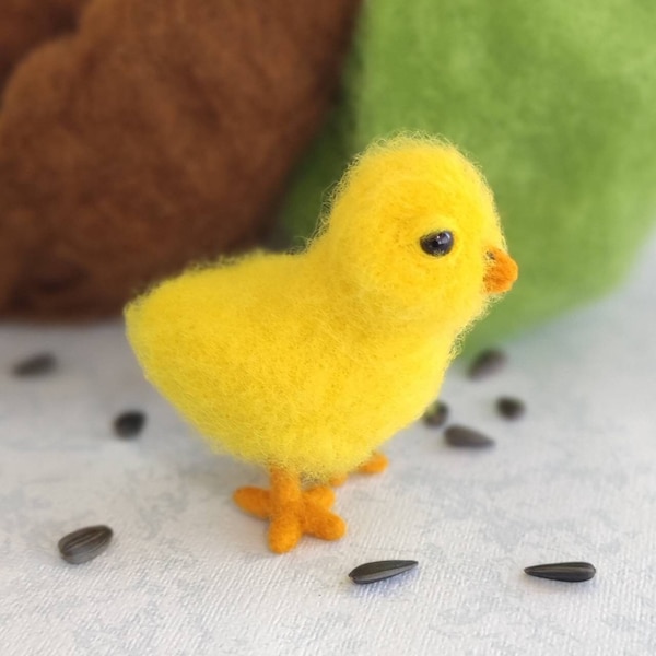 Needle Felt Chick - Etsy