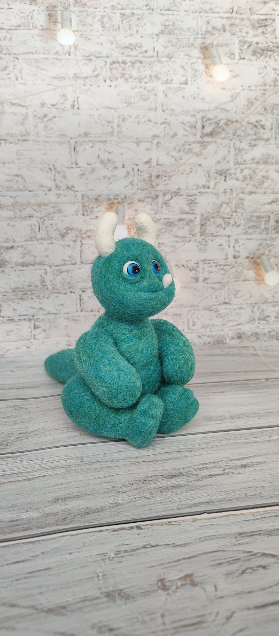 Needle Felted Monster, Halloween Monster, Monster Figurine, Cute ...