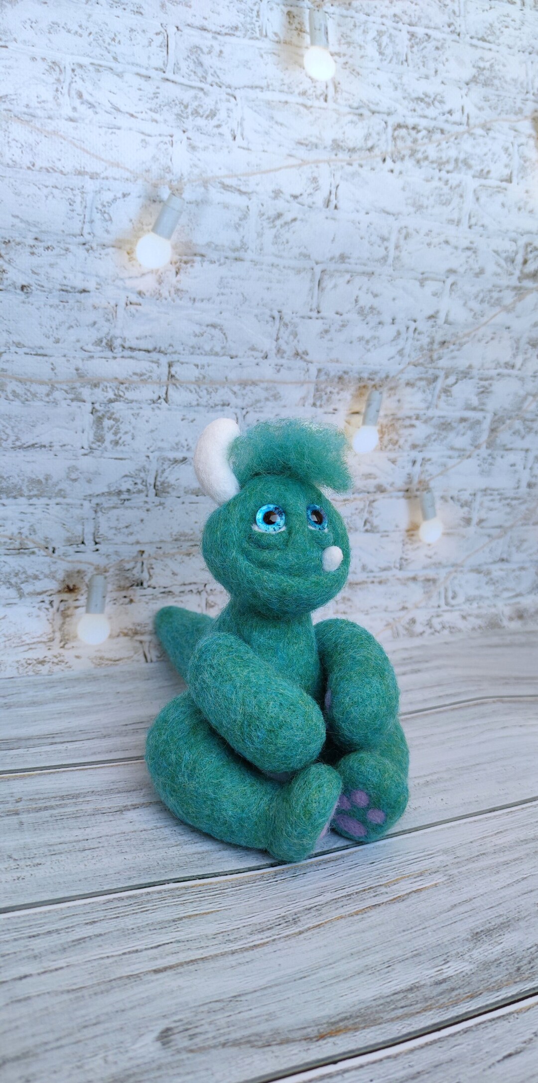 Needle Felted Monster Halloween Monster Monster Figurine - Etsy