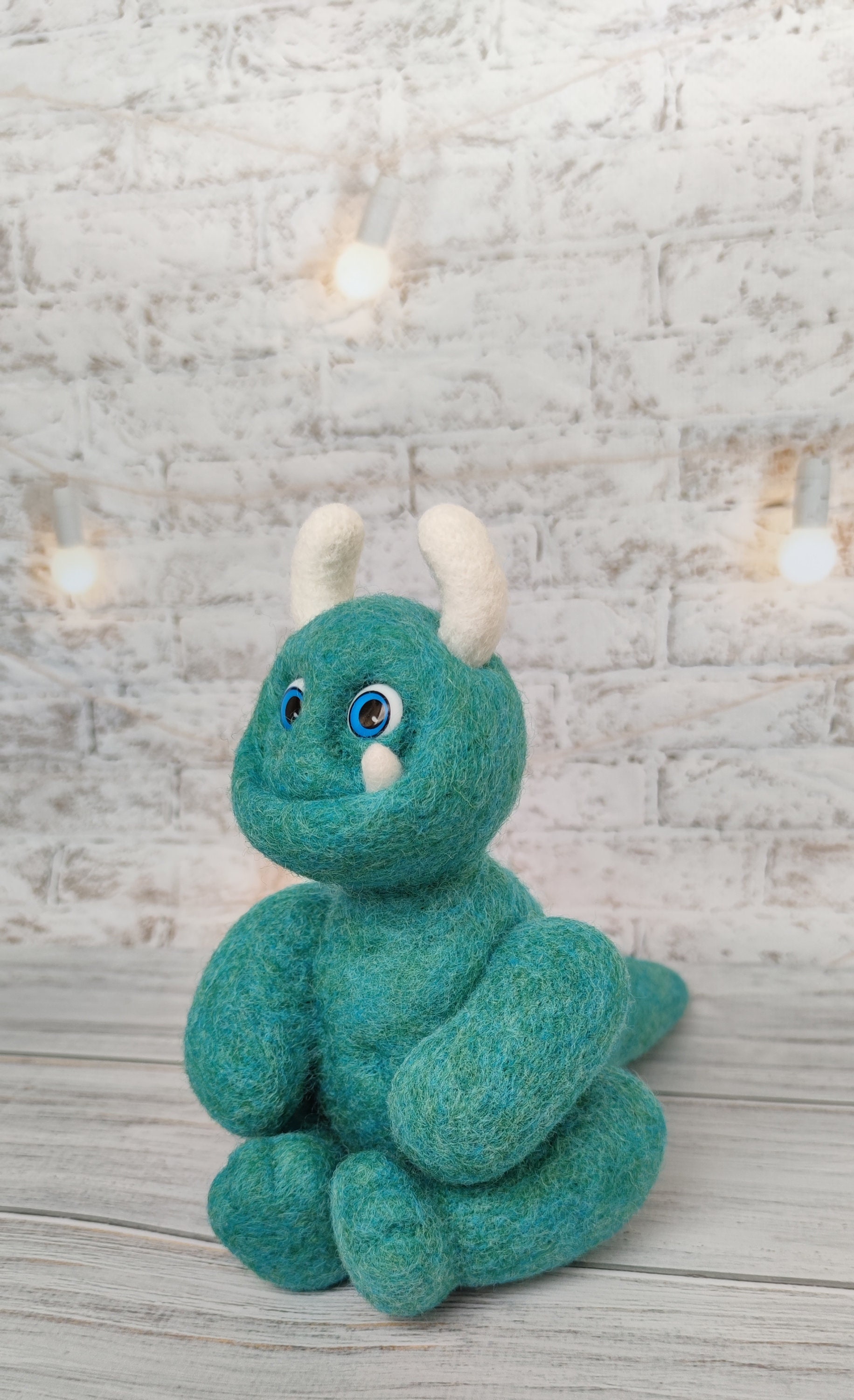 Needle Felted Monster, Halloween Monster, Monster Figurine, Cute ...