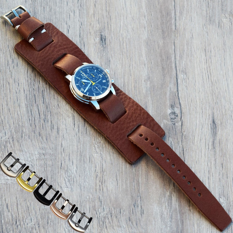 Watch Bands Leather 70s - Etsy