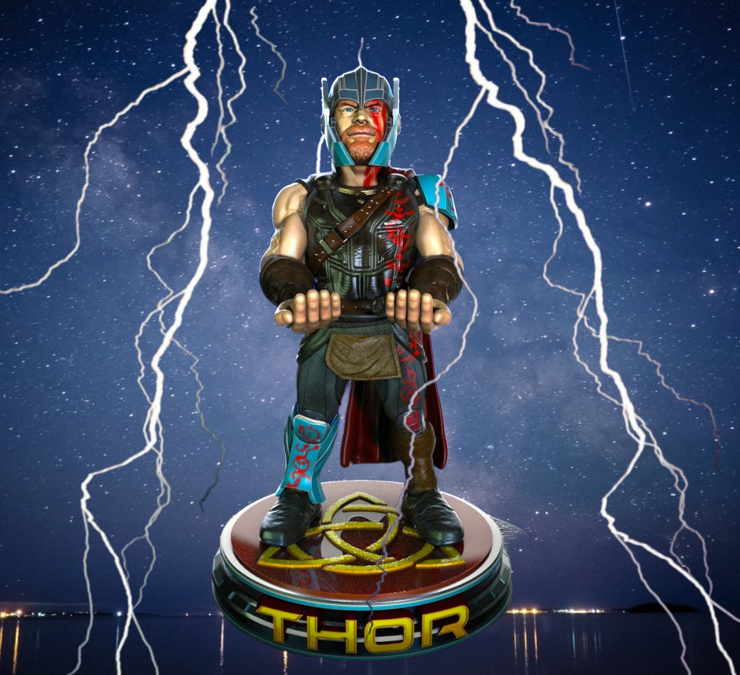 Thor the God of Thunder PS4 PS5 Xbox Exclusive Modelcontroller Stand ...