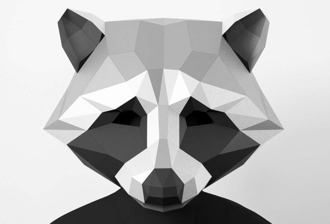 Raccon Mask Pedro Pedro Racoon Mask - Etsy