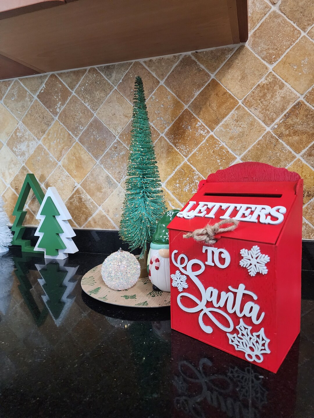 Christmas Santa Mailbox Decor Letters for Santa - Etsy