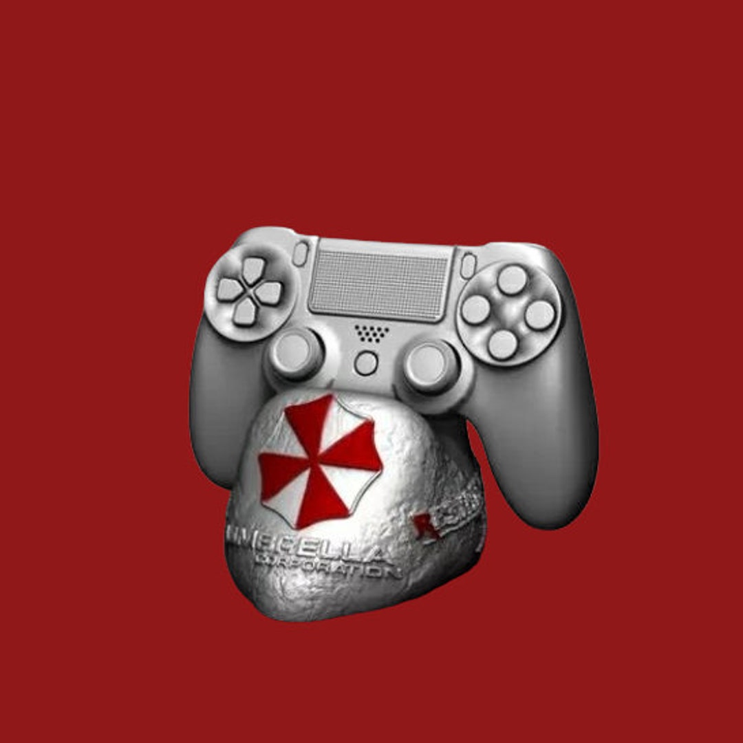 Resident Evil Controller Joystick Stand Umbrella Corporation Game Room ...