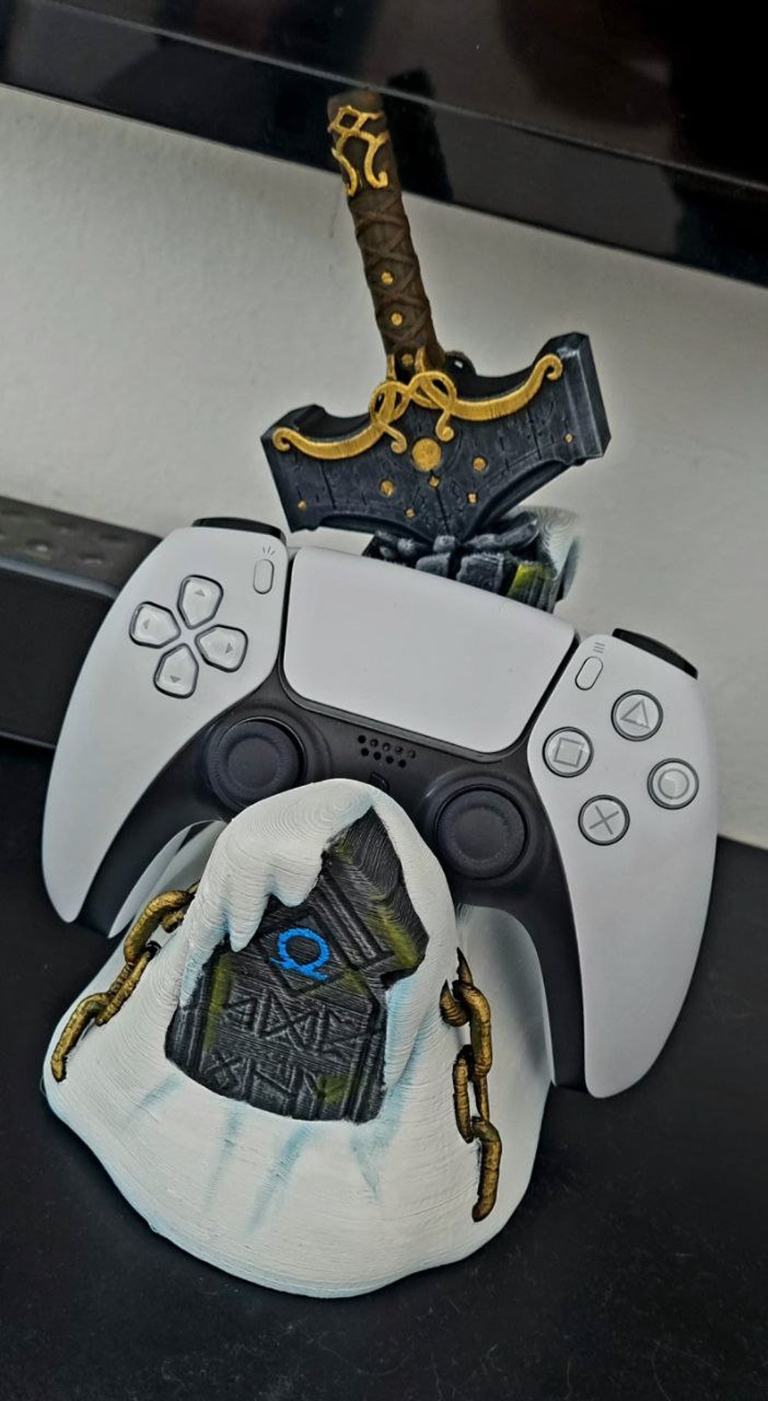 God of War Ragnarok Game PS5 Controller Stand Joystick Holder Gamer ...