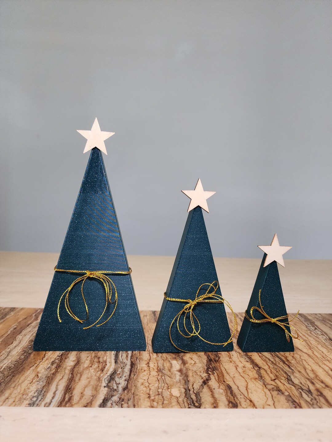 Triangle Christmas Tree Desk Table Christmas Decor Alternative Modern ...