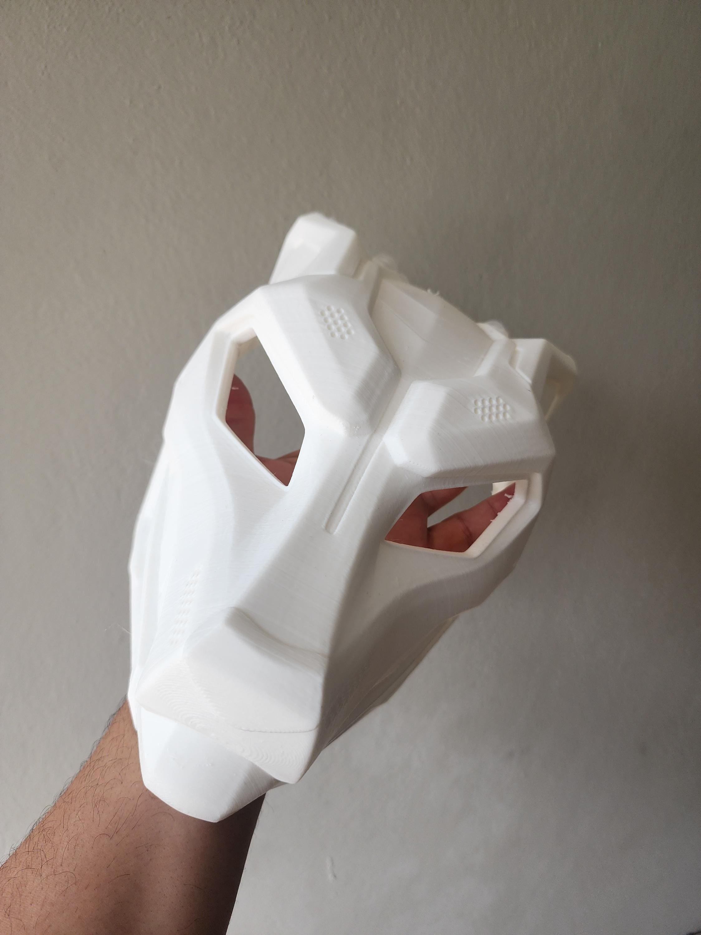 Cyber Wolf Mask Streamer Cosplay Mask - Etsy
