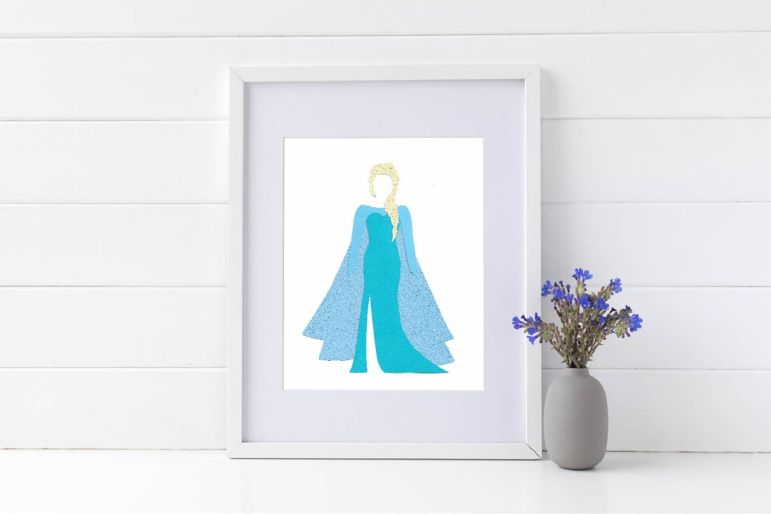 Frozen Poster Minimalist Print Paper Design Elsa Print - Etsy