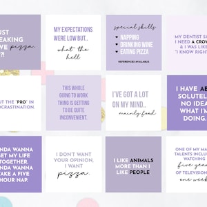 100 X Lilac Purple Social Media Quotes Inspirational Quotes for ...