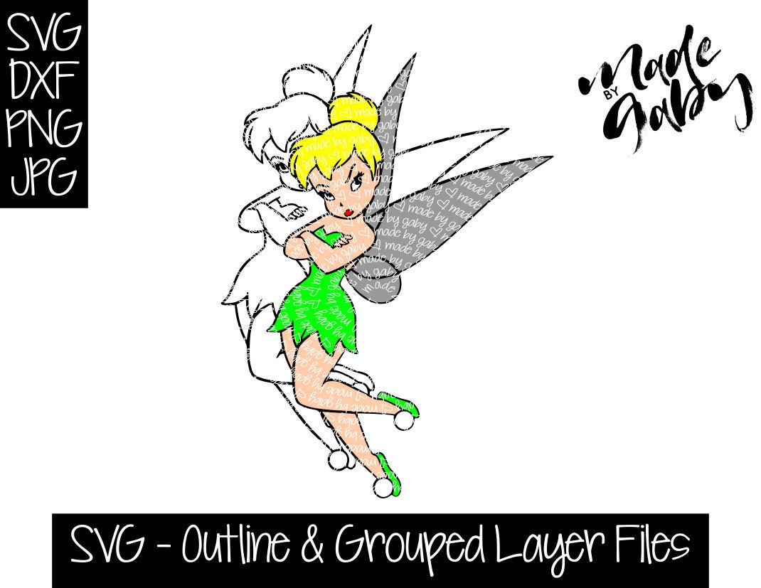 Tinkerbell svg sassy tinkerbell tink svg tinkerbell cut | Etsy