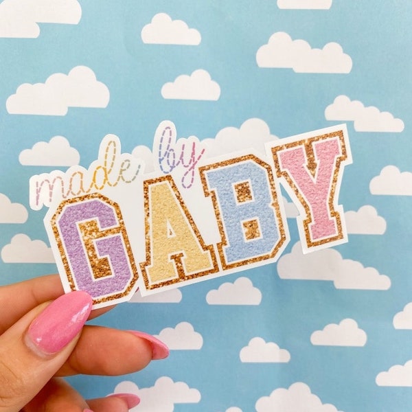 Letter Name Stickers - Etsy