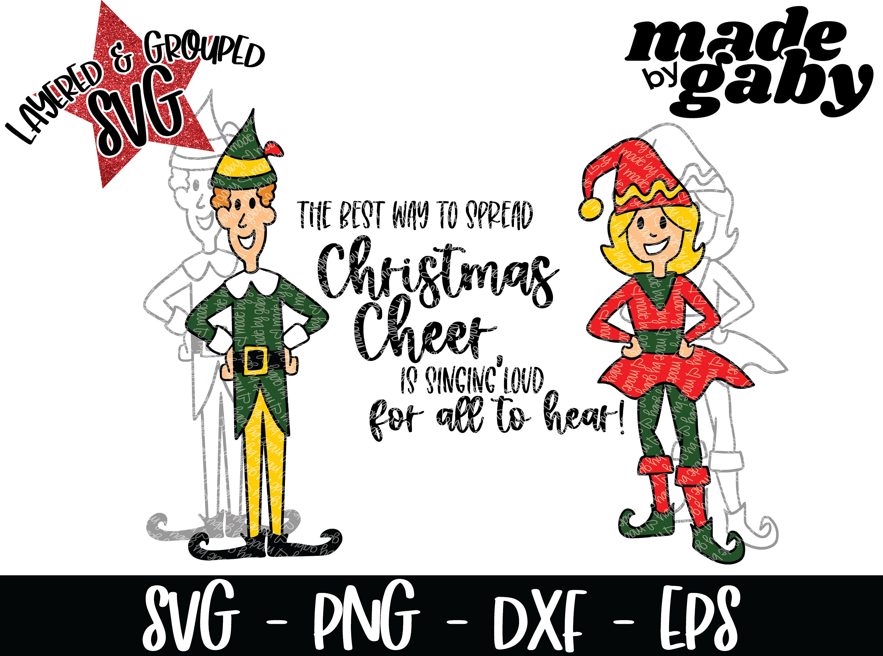 Elf Svg Buddy the Elf Svg Jovie Svg Christmas Elf Svg - Etsy Ireland