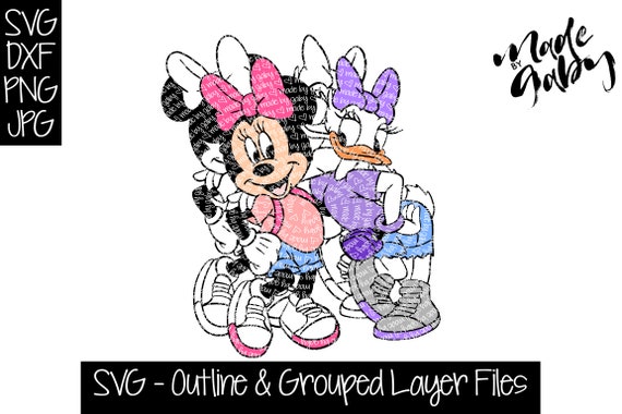 Art & Collectibles Minnie cut file Daisy svg Daisy Duck svg Minnie ...