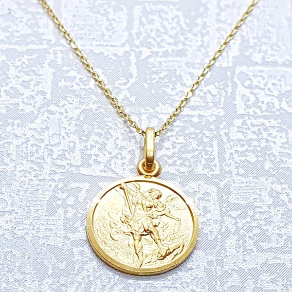 St Michael Medal - Etsy