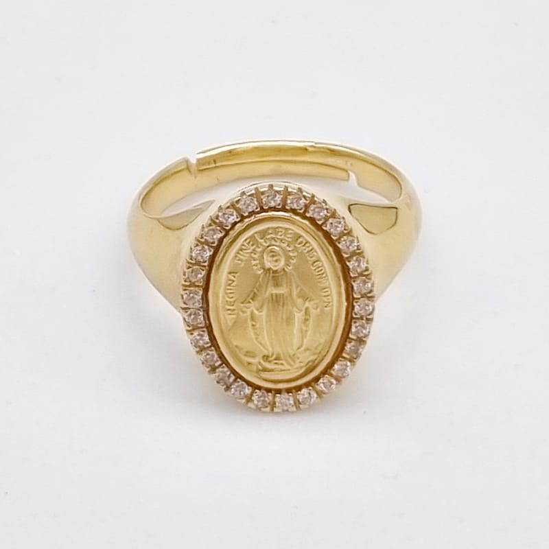 Virgin Mary Ring - Etsy